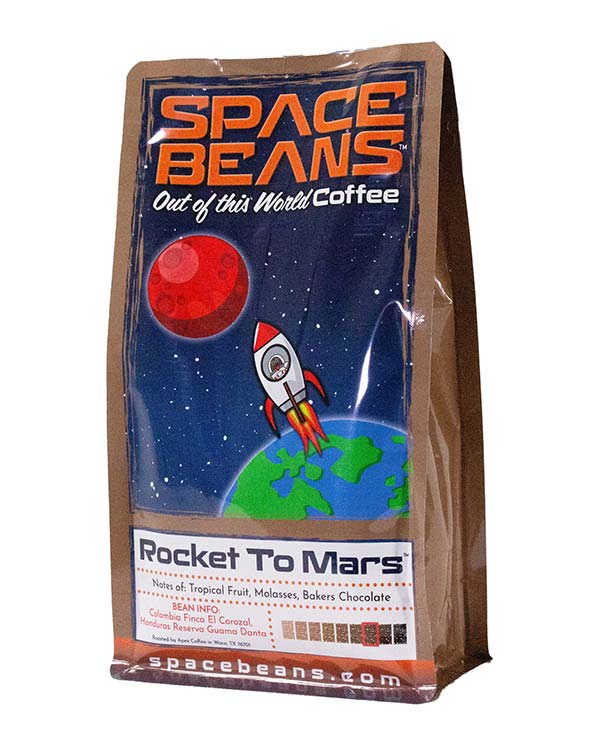 Rocket To Mars (Medium-Dark Roast Coffee Beans, 4 oz. Bag) – Space ...